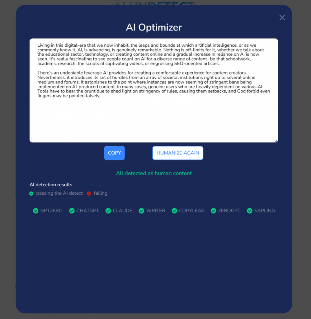 AI UNDETECT: A Game-Changing Anti-AI Detection Tool – AIUNDETECT